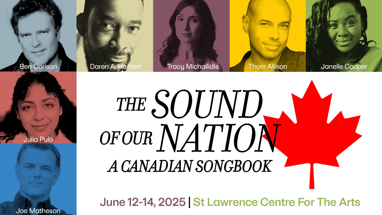 The Sound of Our Nation: A Canadian Songbook | Canadian Stage